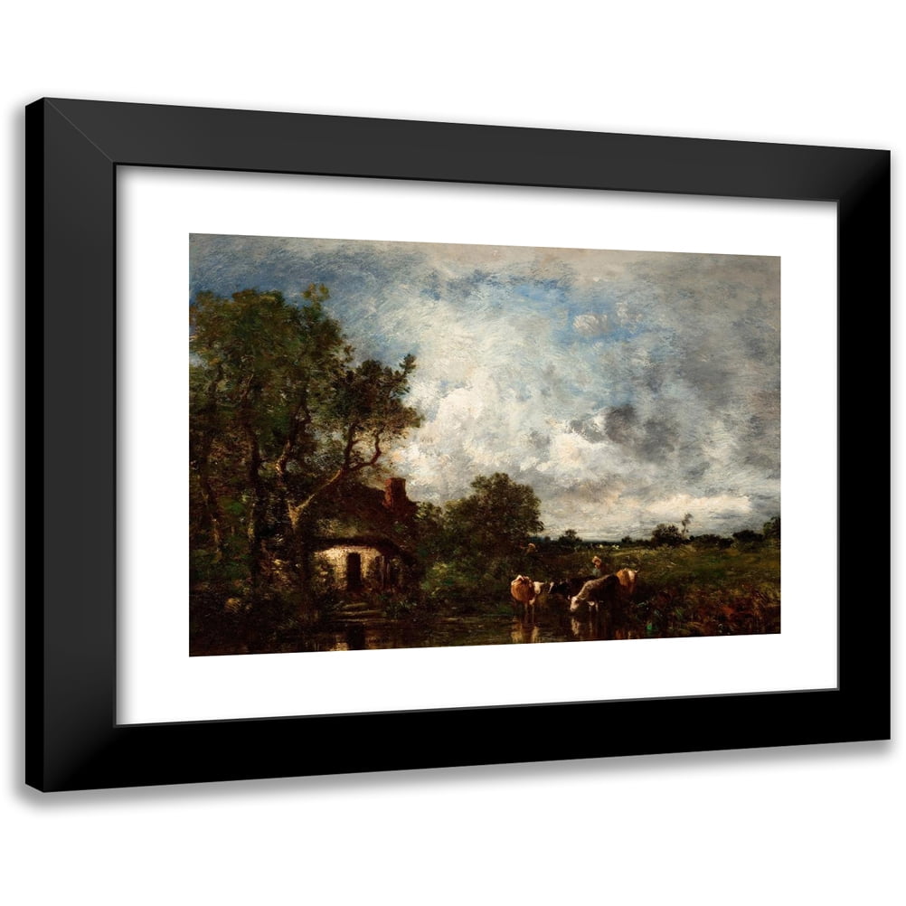 Léon-Victor Dupré 24x18 Black Modern Framed Museum Art Print Titled ...