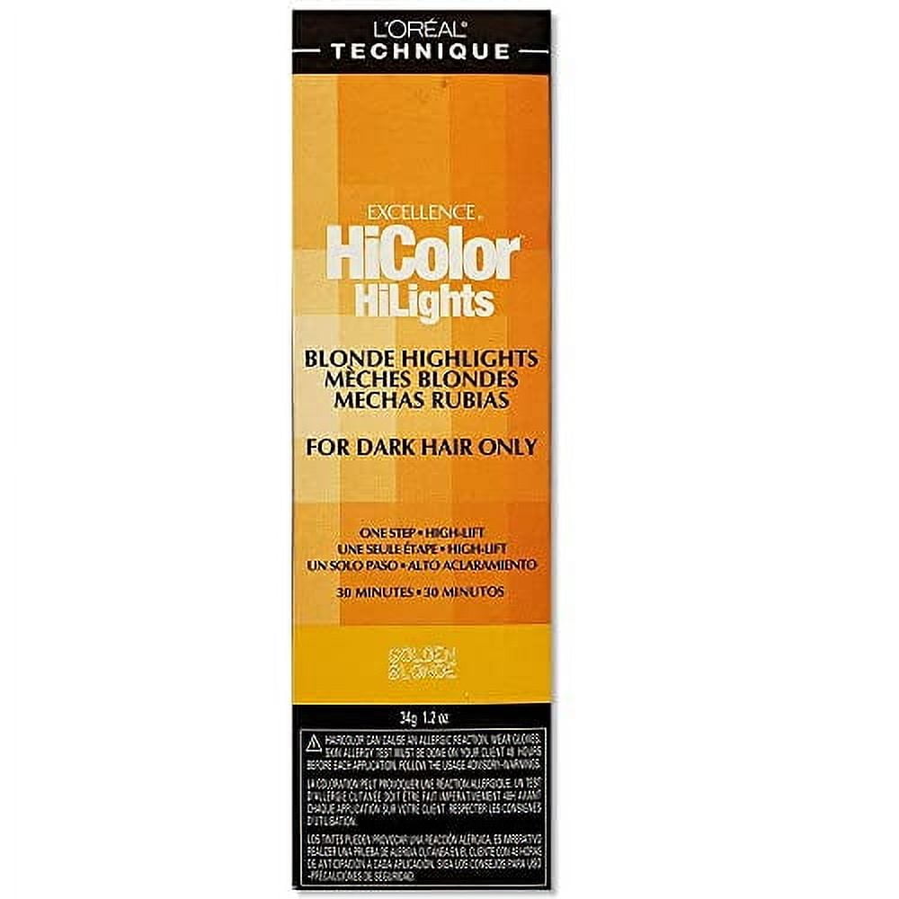 L'oreal Excellence Hicolor, Golden Blonde Highlights, 1.2 Ounce ...
