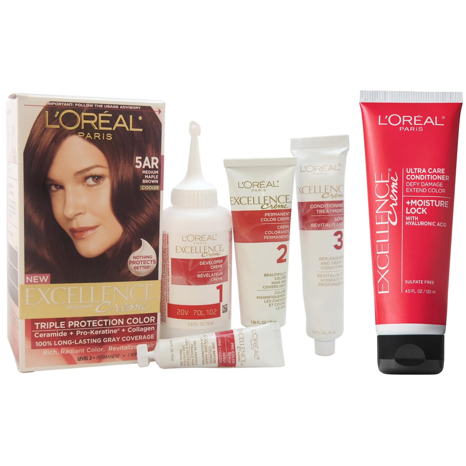 L'oreal Paris Excellence Creme Permanent Hair Color - Walmart.com