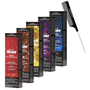 Loreal Excel Hicolor H08 Tube Red Fire, 1.74 Oz, 6 Pack - Walmart.com
