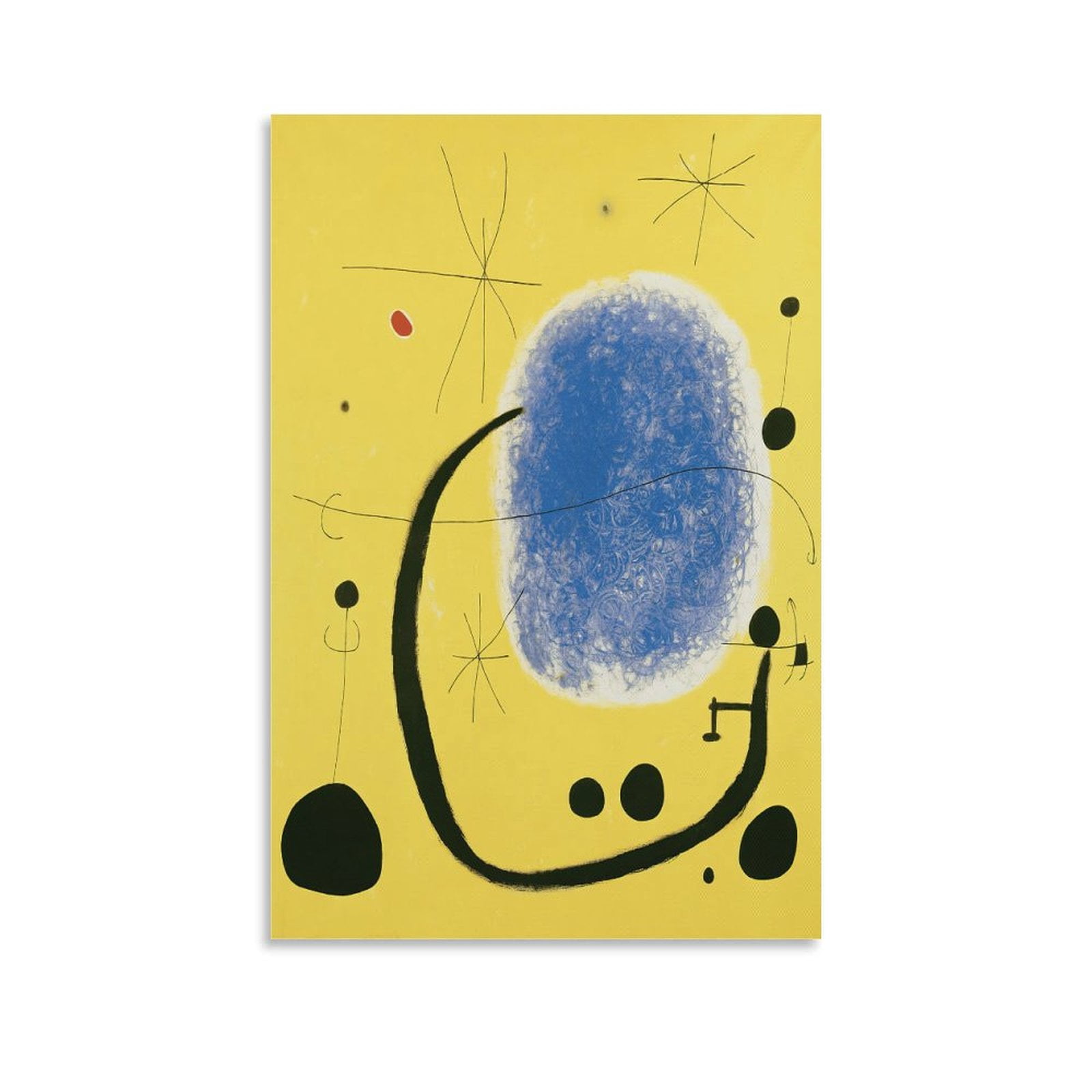 L'oro Dell'azzurro by Joan Miro Room Aesthetic Poster Room Aesthetic ...