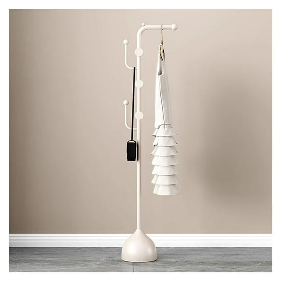 L shaped Coat Hanger Stand with 3 Hooks and Thickened Base,Floor ...