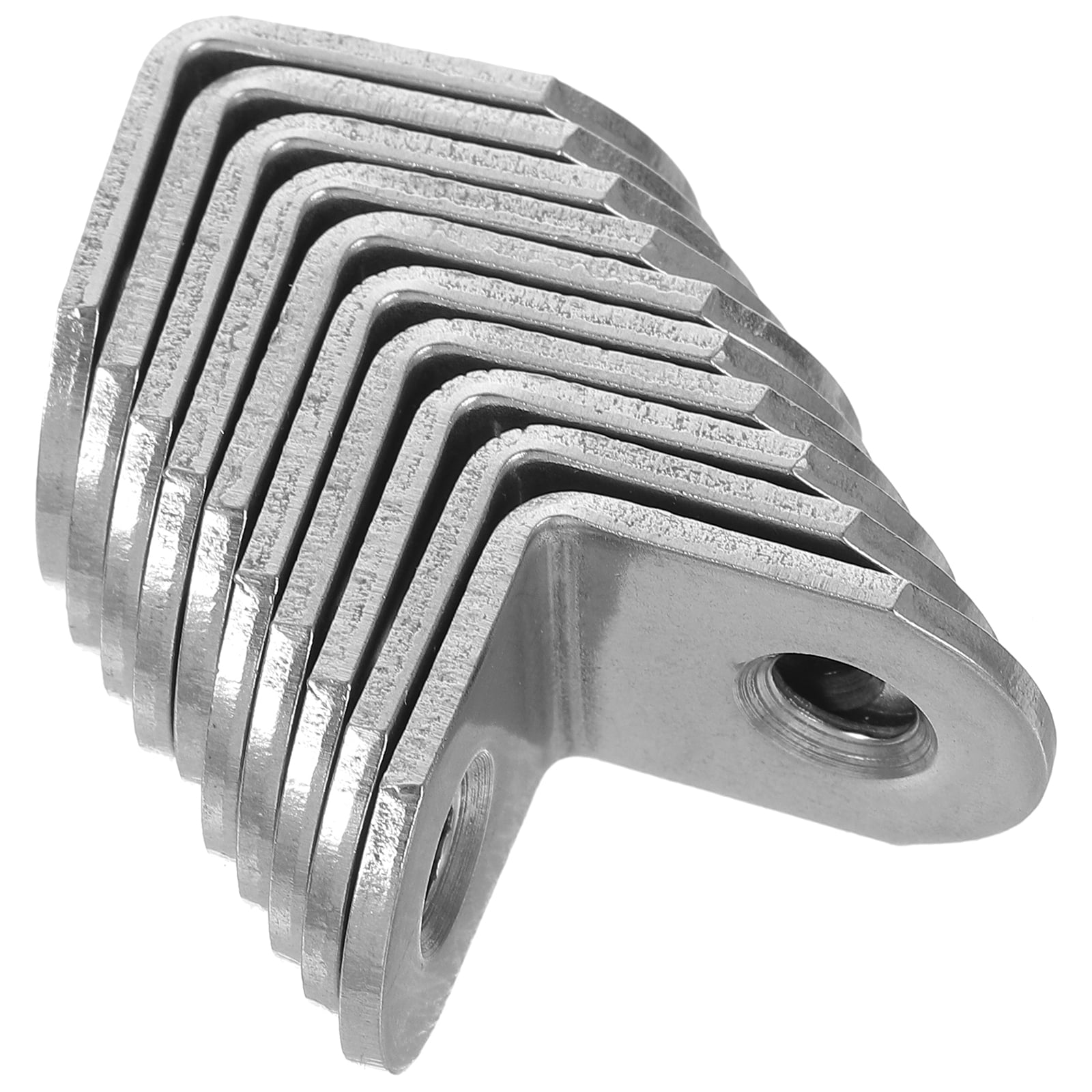 10pcs 90 Degree Corner Braces Small Shelf Brackets Right Angle Brackets ...