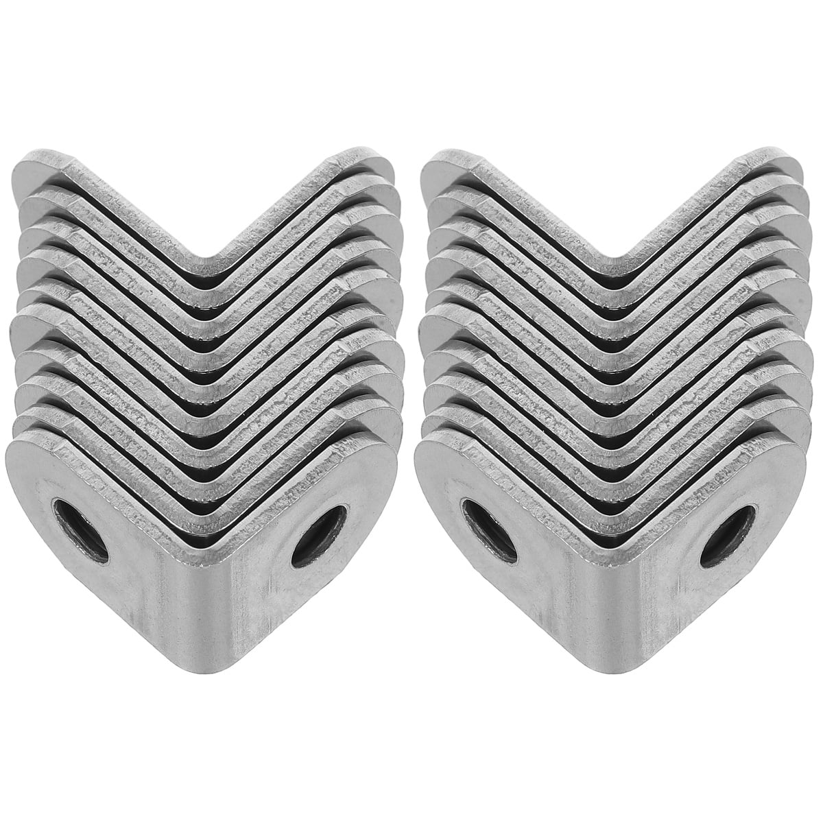 L-shaped Corner Code Brackets for Shelves Stainless Shelf Mini Book ...