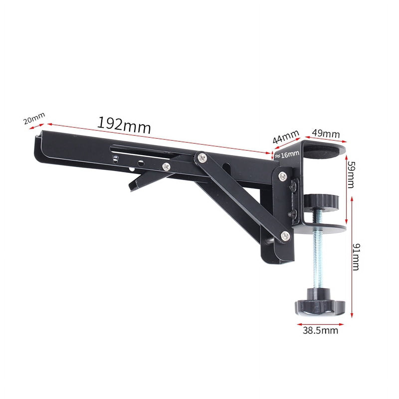 L-shaped Foldable Desktop Bracket Heavy-duty Punch-free Space-saving ...