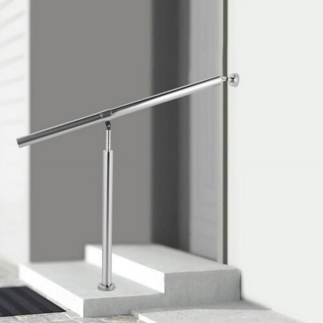 L-shaped Handrail Stair Railing fit 3-Step Handrail Outdoor Deck Hand ...