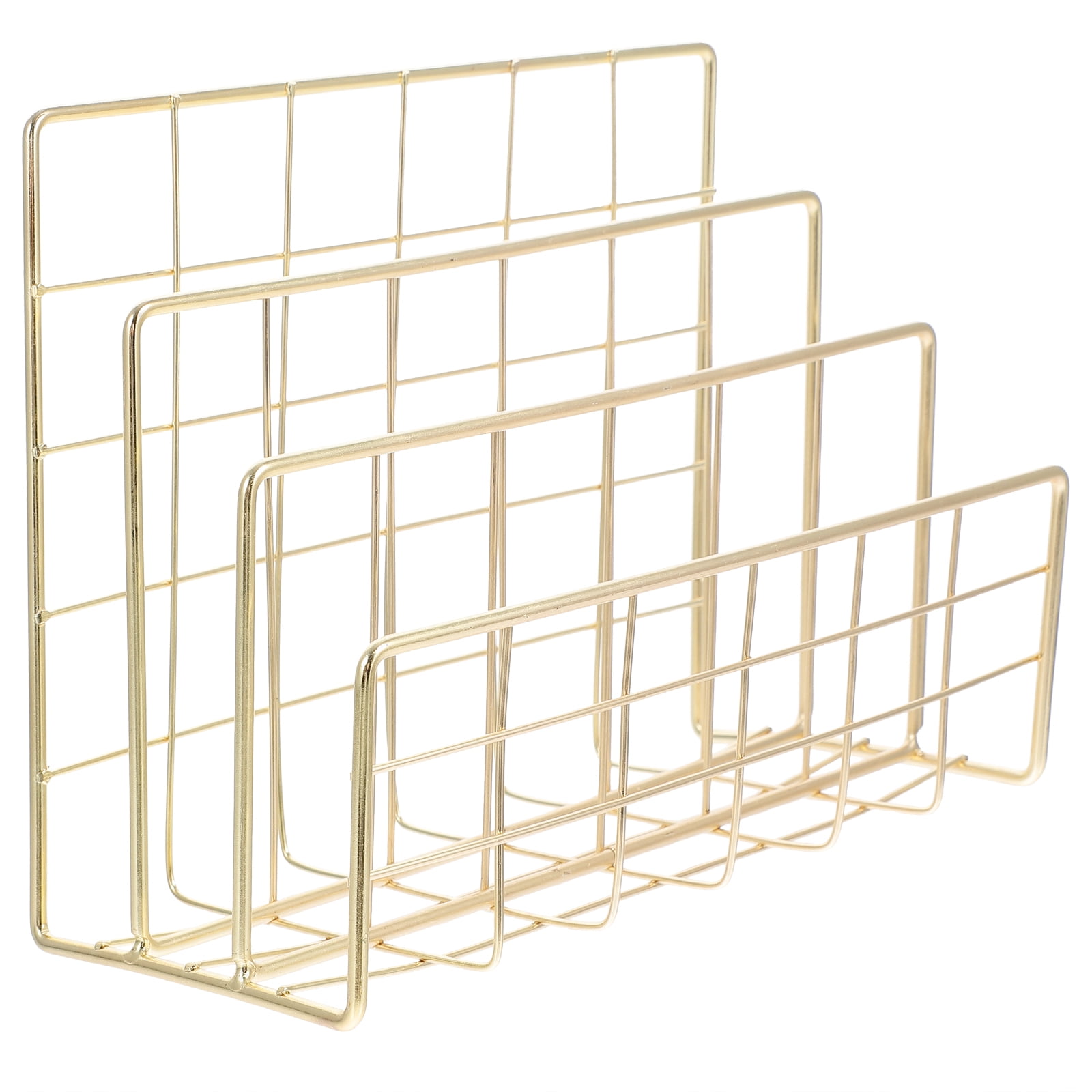 L-shaped Letter Column Desktop Organizer File Management Rack Office ...