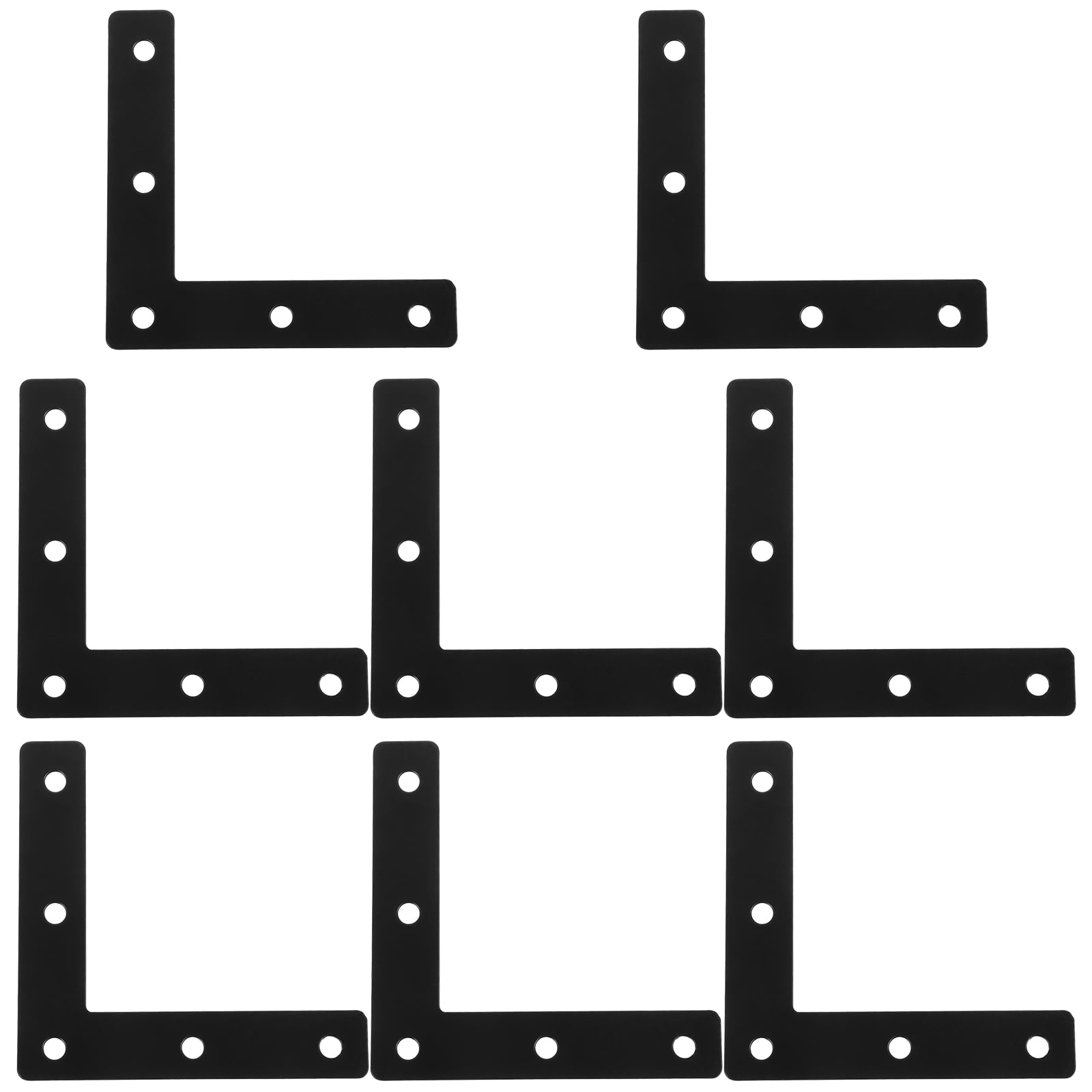L-shaped Right-angle Bracket Brackets Heavy Duty Flat 90 Degree Corner ...