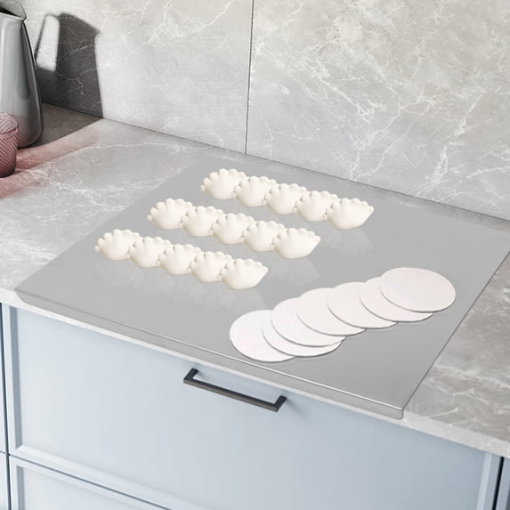 L-shaped Stainless Steel Chopping Cutting Board, Non Slip Cutting Board ...