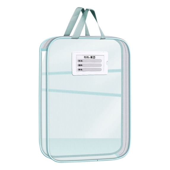 L-shaped Subject Bag Subject Classification Bag Transparent Mesh File ...