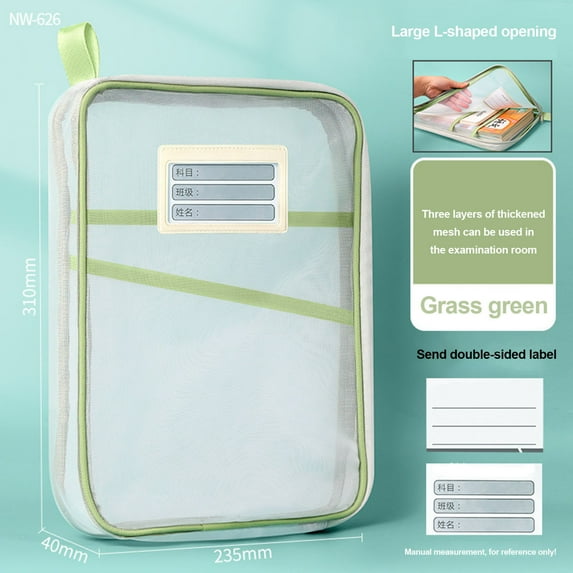 L-shaped Subject Classification Bag under $5! Kadlawus L Shaped Subject ...