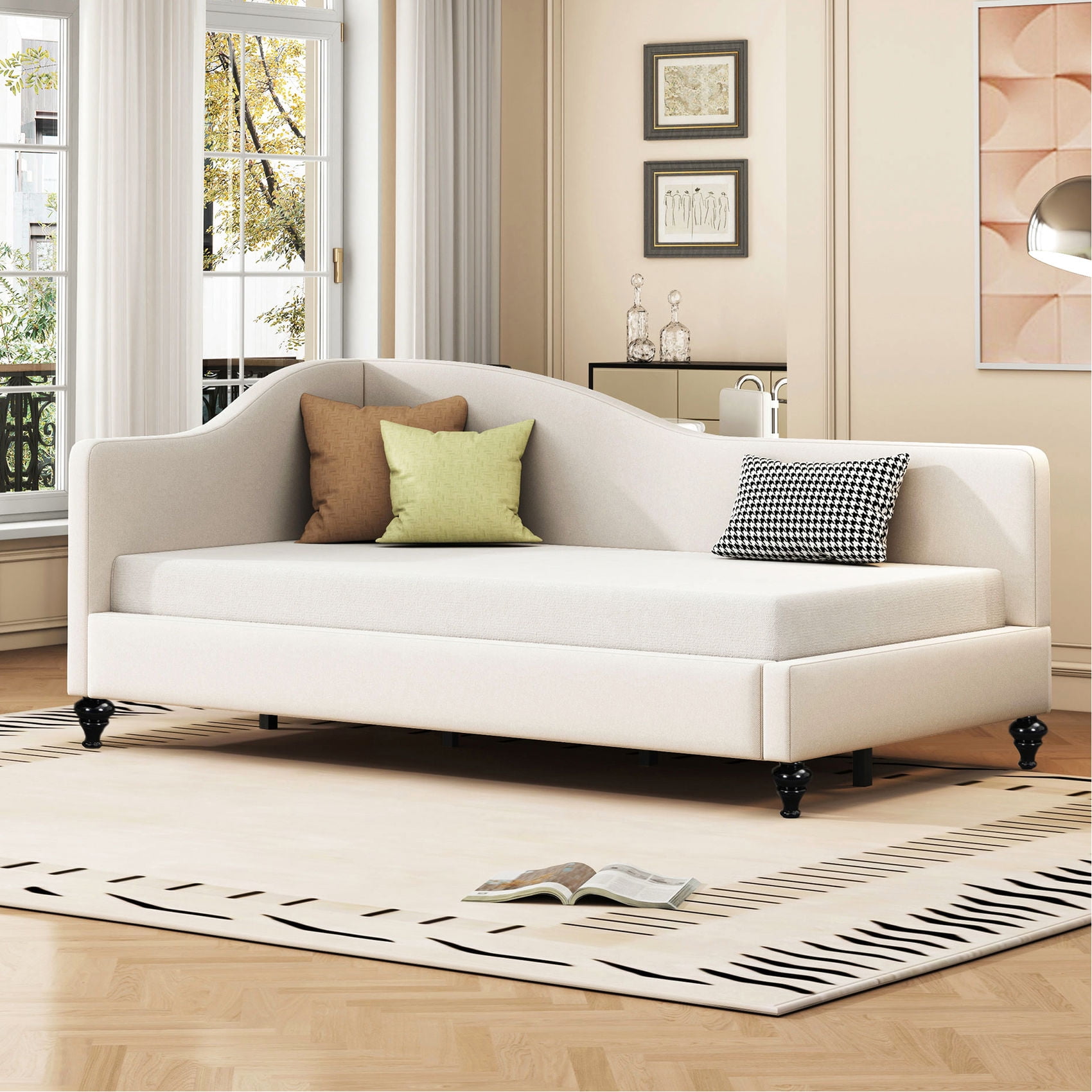 L - shaped twin daybed for versatile placement / Meet space and sleep ...