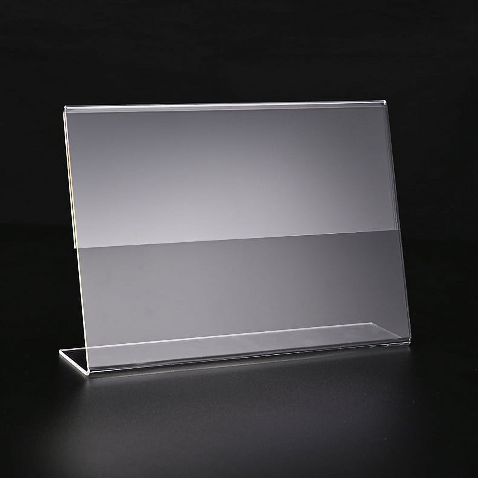 L-type acrylic table card stand acrylic table card dining table display ...