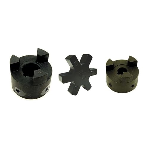L095 (5/8" to 1-1/8") L-Jaw Coupling Set & Rubber Spider Coupler LO95 ...