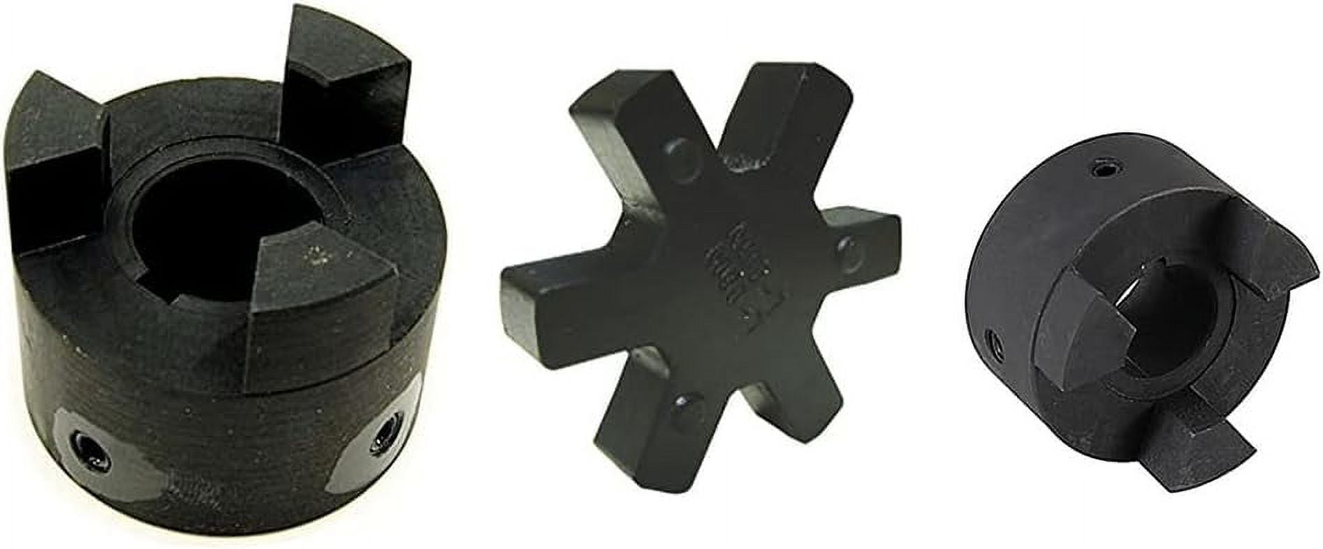 L095 Flexible L-Jaw Coupling Coupler Set with NBR Rubber Spider 3/4" to ...