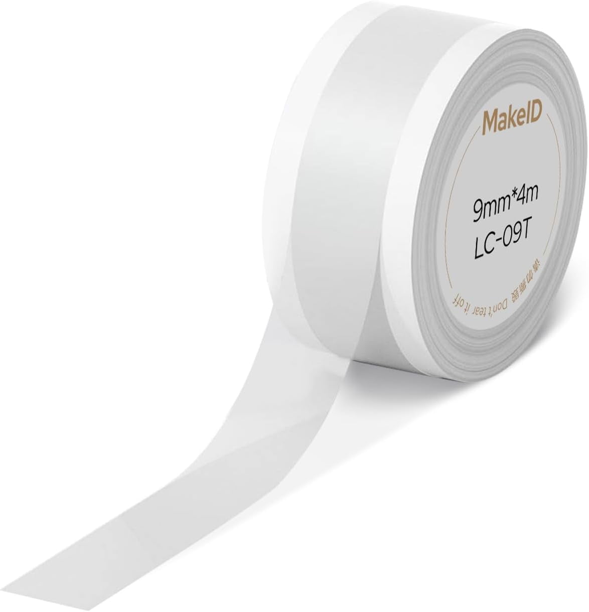 L1-C Label Maker Tape Refills, 9mm x 4m (0.35" x 13'), Continuous ...