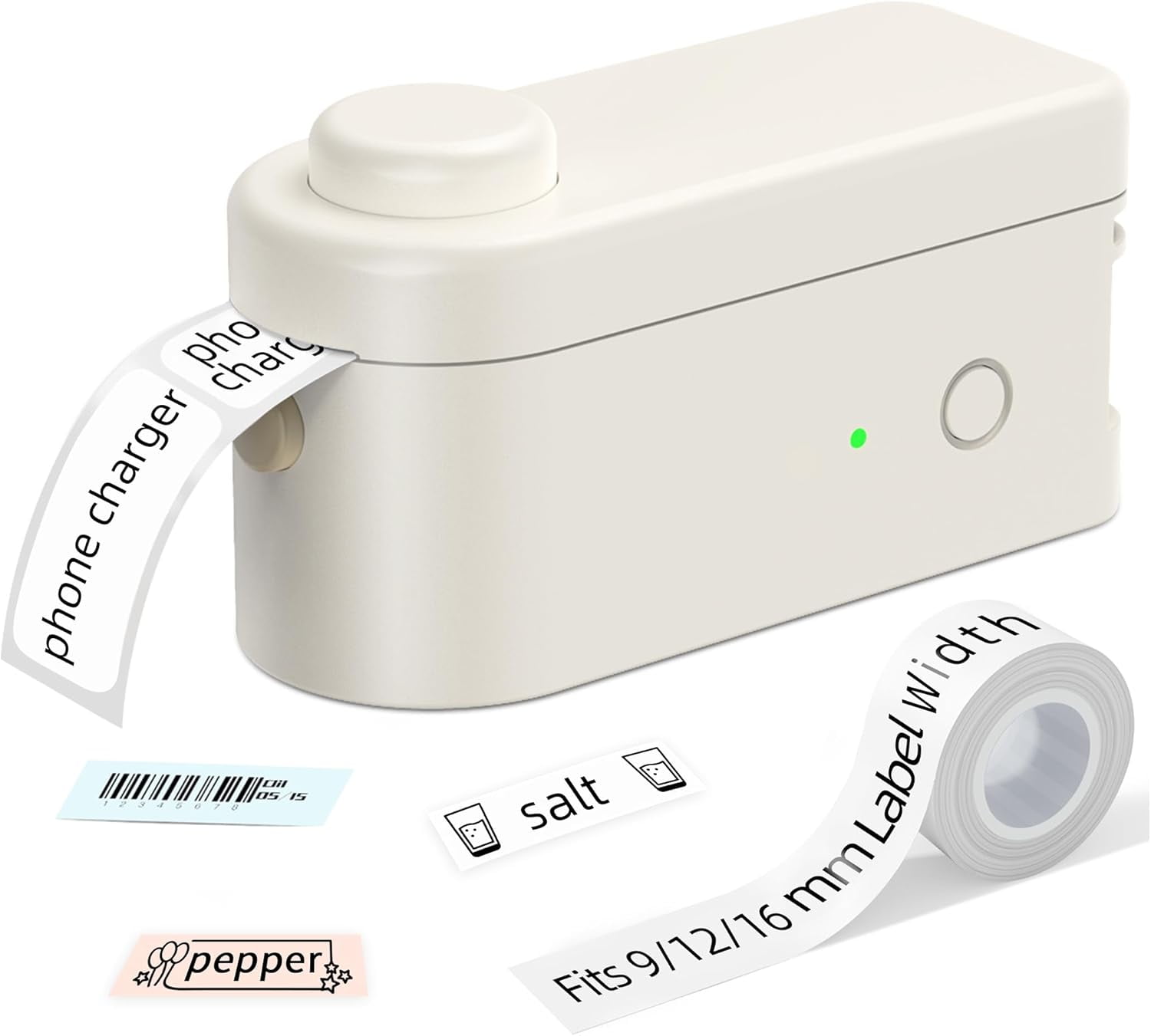 L1 Label Maker Machine with Tape - Portable & Rechargeable Label Makers Compatible with 9/12 ...