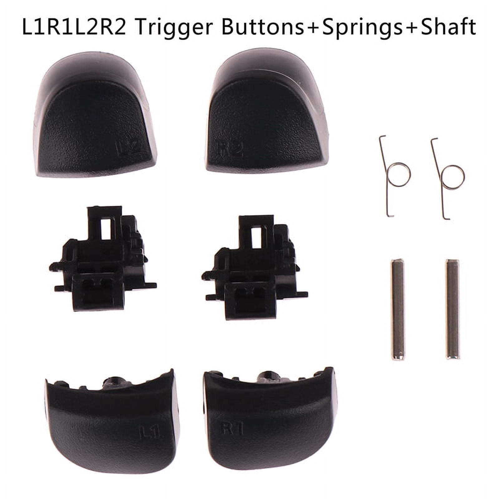 L1 R1 L2 R2 Trigger Buttons+Springs+Shaft for PS5 Controller Gamepad Repair Part - Walmart.com