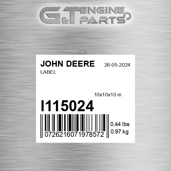 L115024 LABEL fits JOHN DEERE (New OEM) - Walmart.com