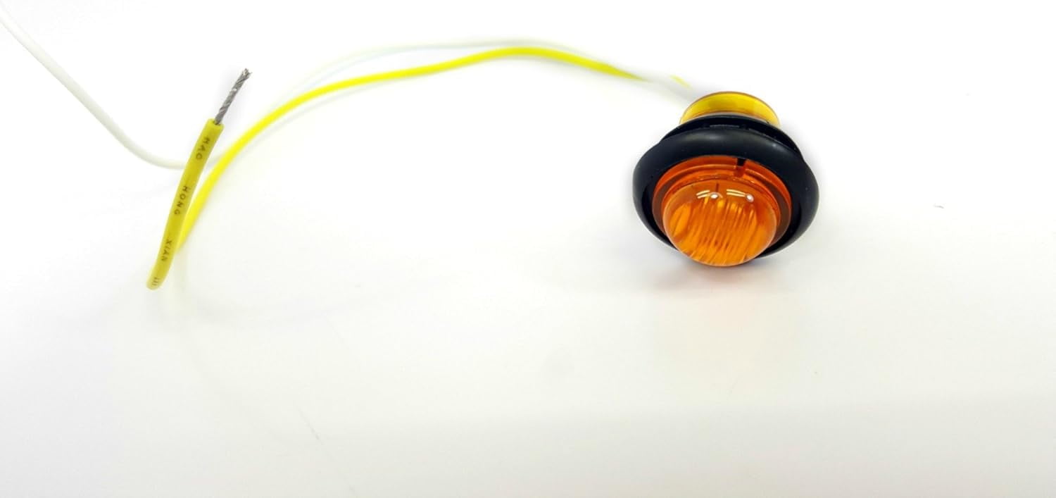 L14-0110A Amber Lens Amber Diode DOT Marker Light, 1 Pack Amber Lens ...