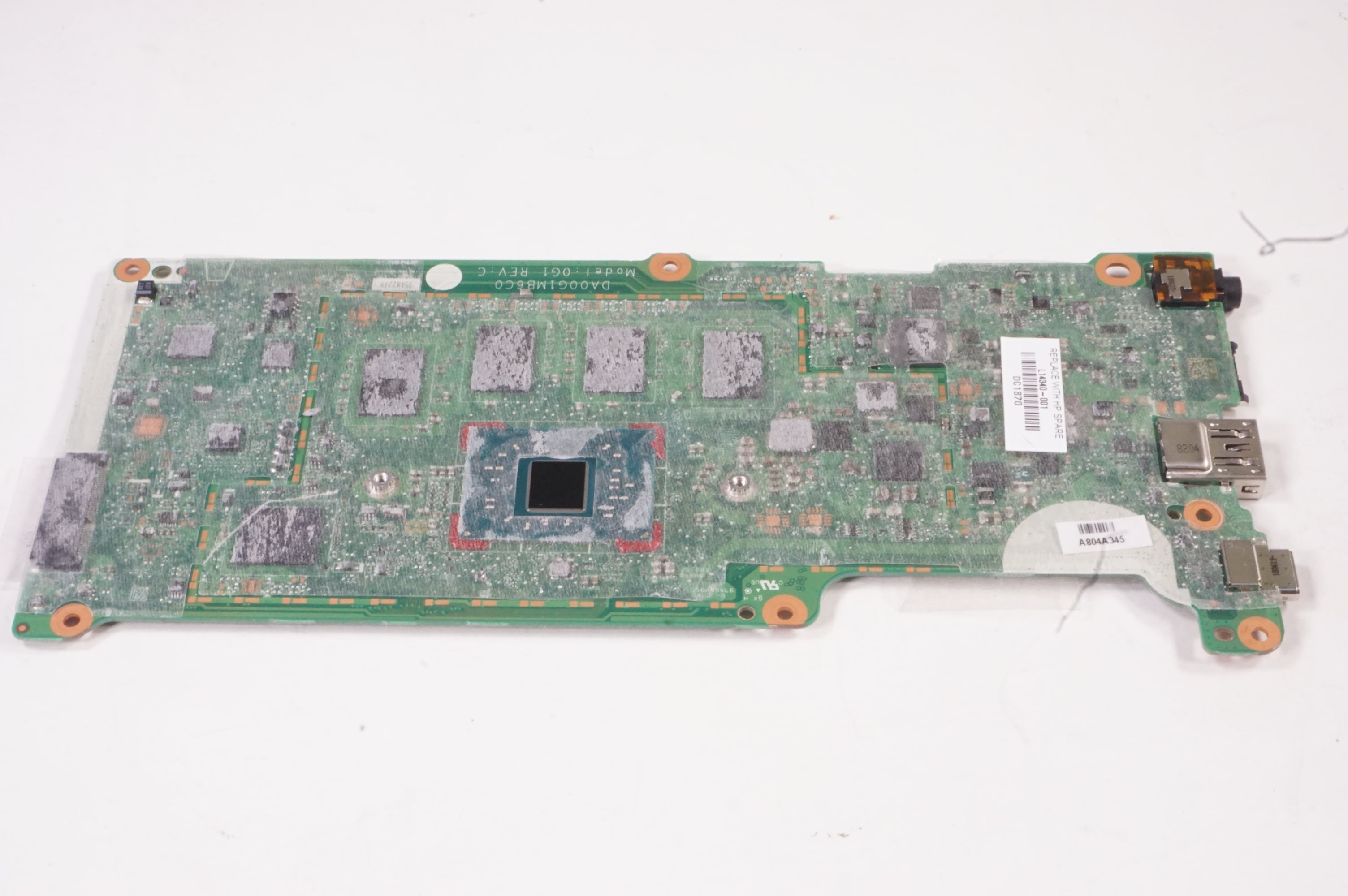 L14340-001 Hp Celeron N3350 4GB 32GB eMMC Motherboard 14-CA061DX 14 ...