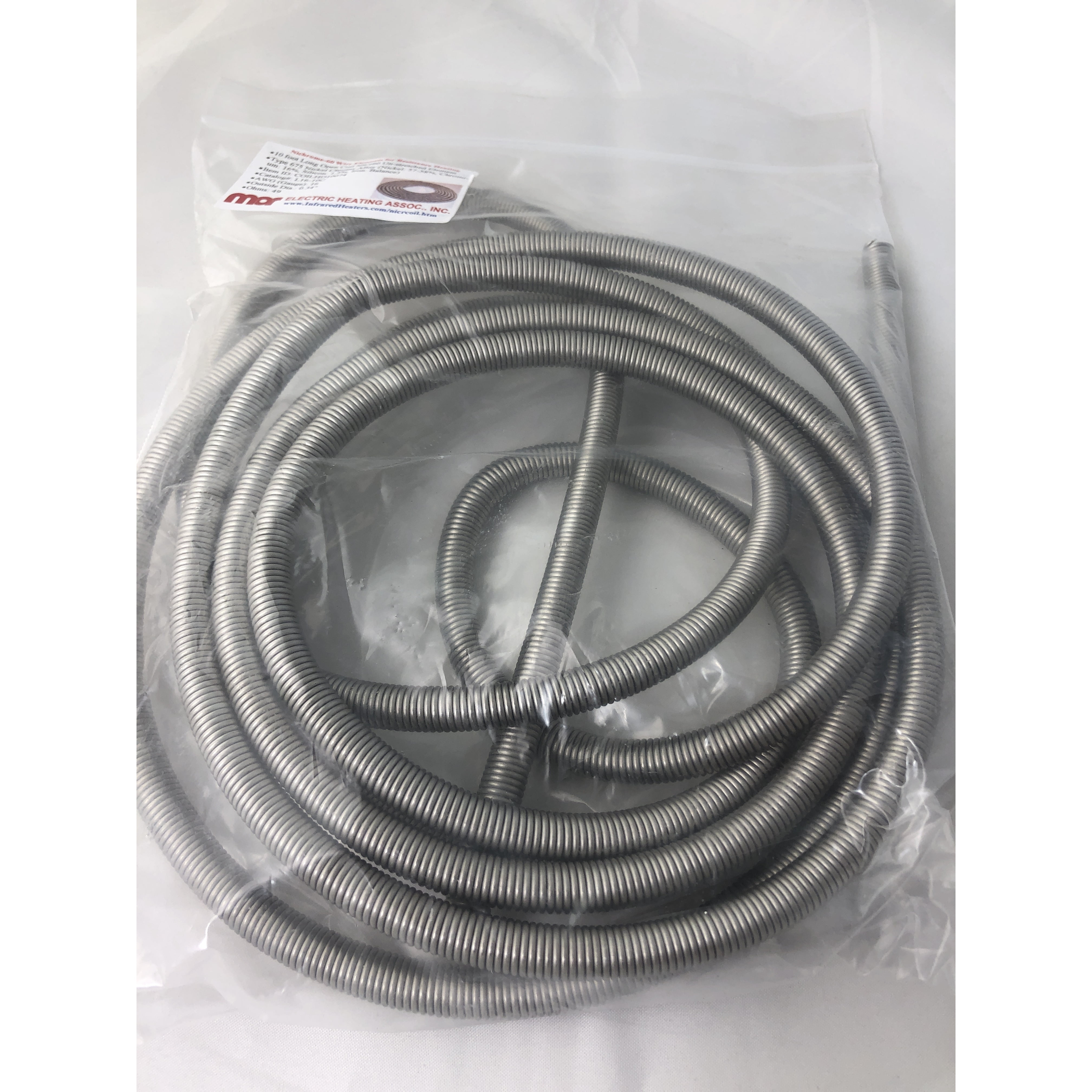 L16-10C N6 .25ID 10ft Nichrome Open Coil - Walmart.com