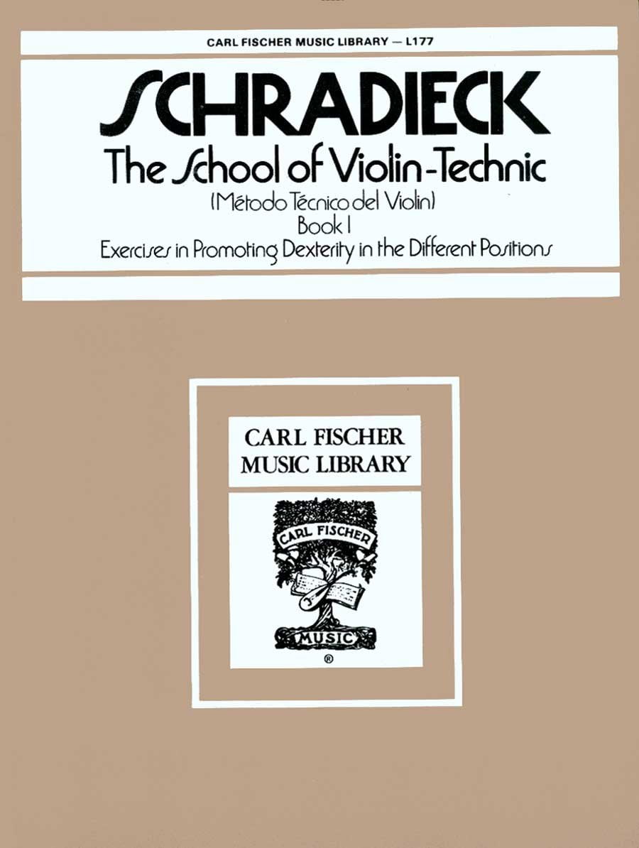 L177 - Schradieck - The School of Violin-Technic (Metodo Tecnico del ...