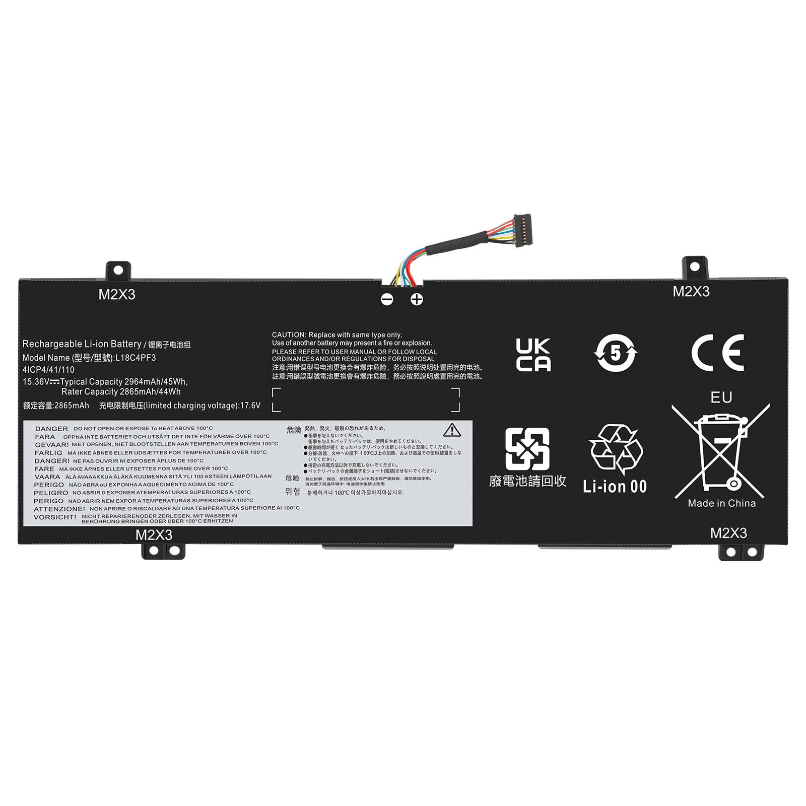 L18C4PF3 Battery for Lenovo IdeaPad Flex-14API Flex-14IML Flex-14IWL ...
