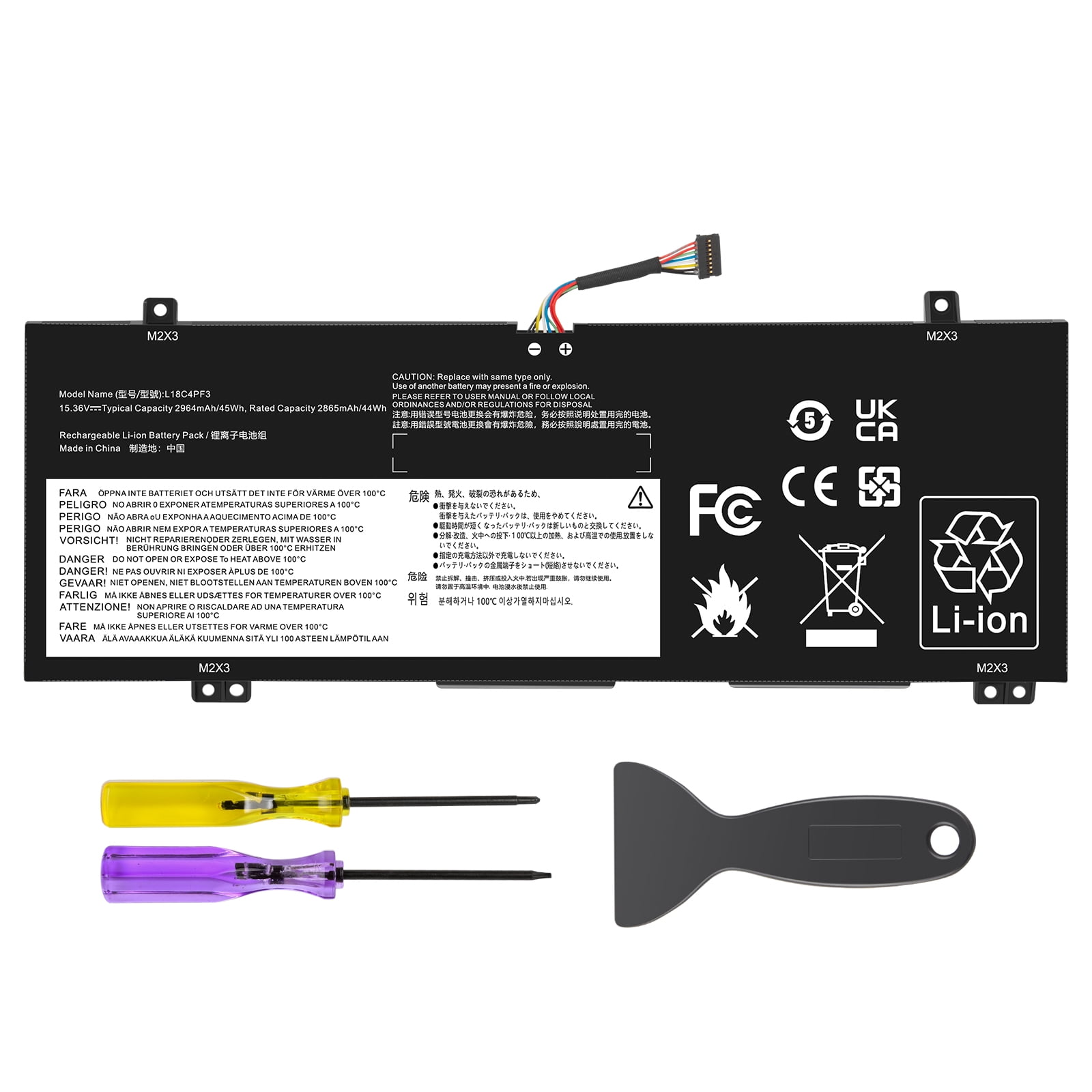 L18C4PF3 Laptop Battery Replacement for Lenovo ideapad C340-14API C340 ...
