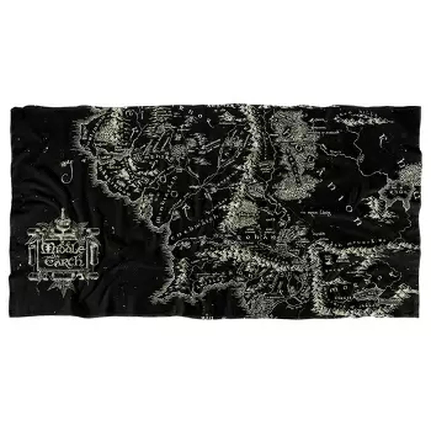 L1ORD OF THE RINGS Map Of Me 30” x 60” Beach Towel - Walmart.com