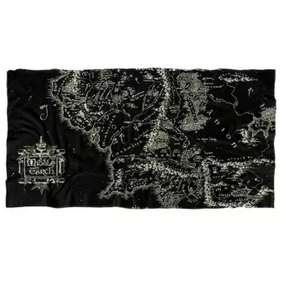 L1ORD OF THE RINGS Map Of Me 30” x 60” Beach Towel - Walmart.com
