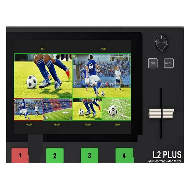 L2 PLUS 5.5" LCD Multi-camera Video Mixer Switcher Built-in Chroma Key ...