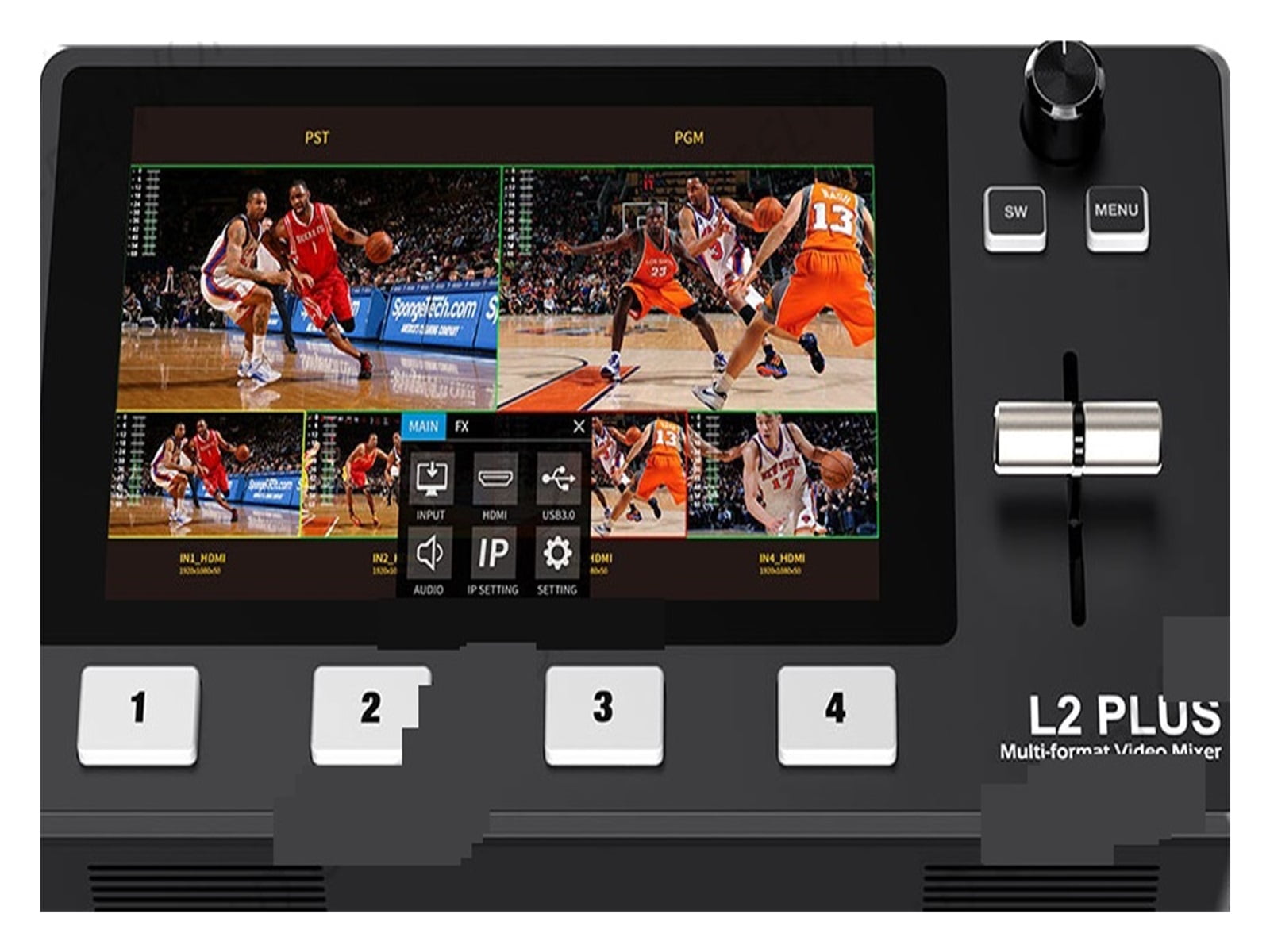 L2 PLUS 5.5 LCD Touch Screen Chroma Key And LOGO Overlay Multi-camera ...