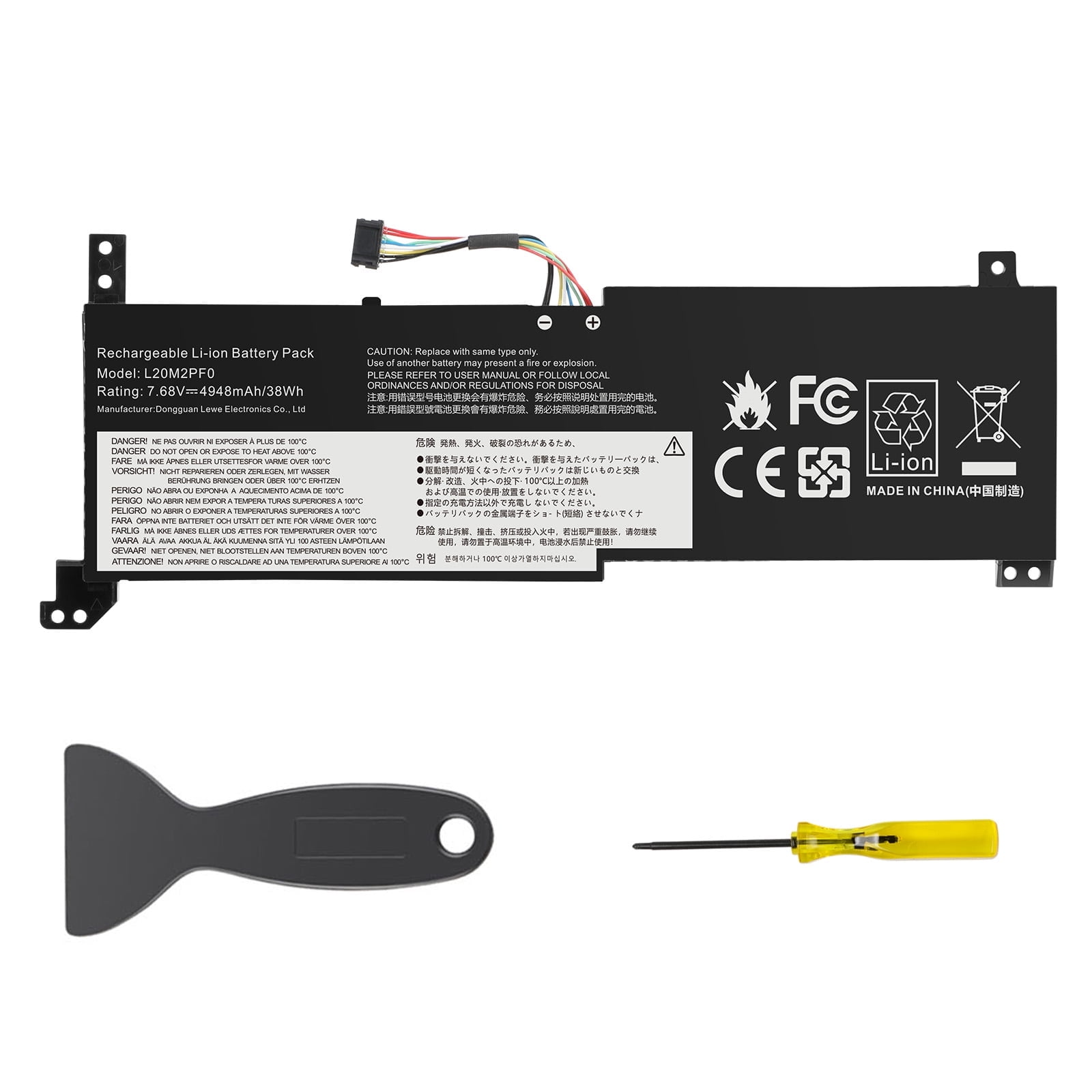 L20M2PF0 Laptop Battery Replacement Compatible with Lenovo Ideapad 3 ...