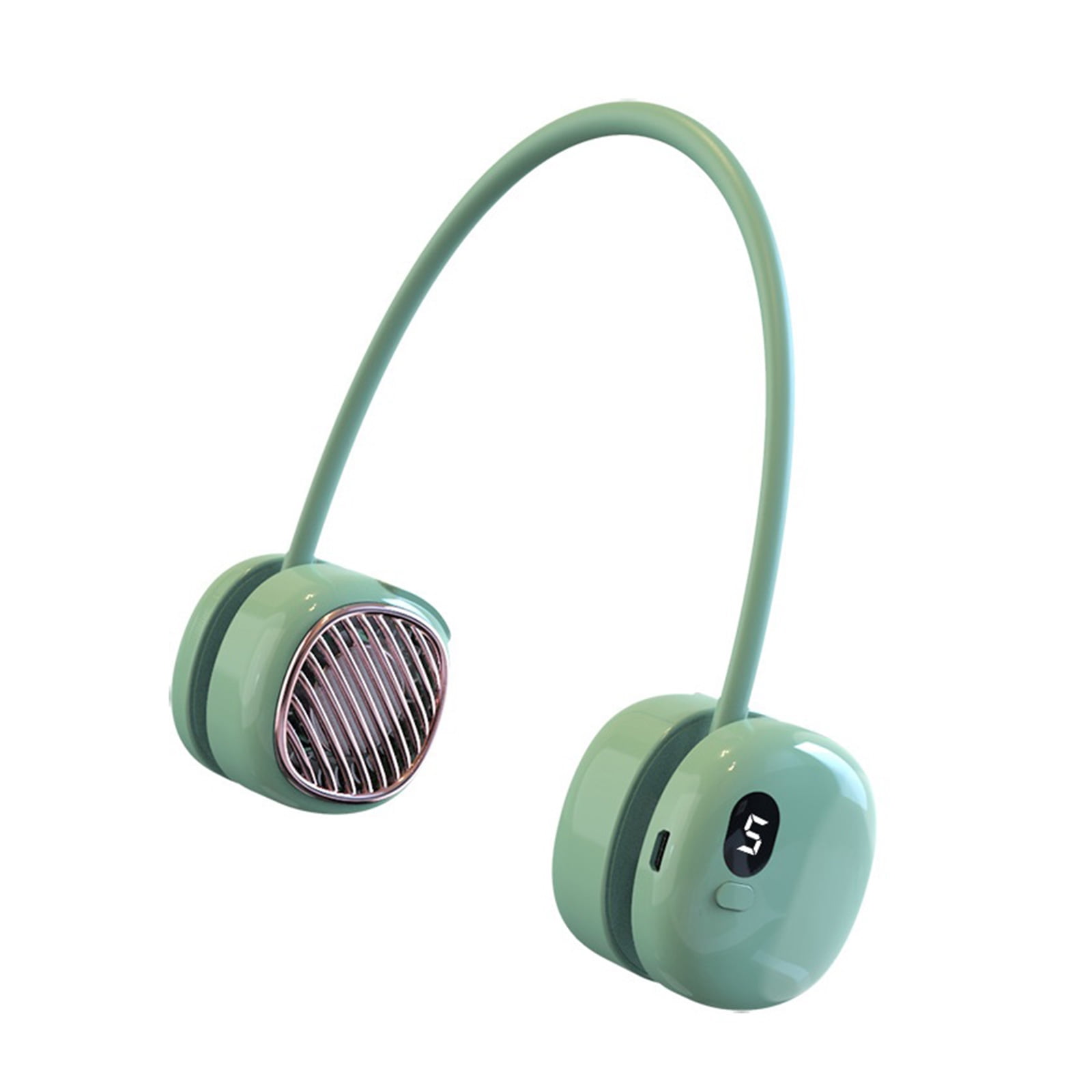 L21 Hands-Free Fan Electric Air Cooling Fan 3000mAh Rechargeable Cooler ...