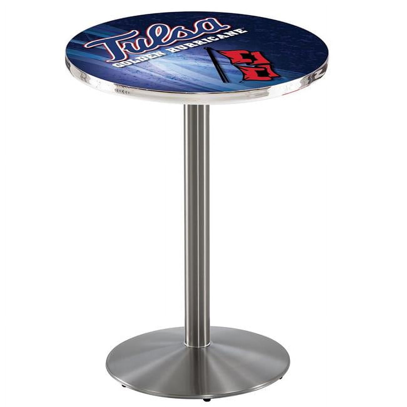 L214 University of Tulsa 42in. Tall - 36in. Top Pub Table with ...