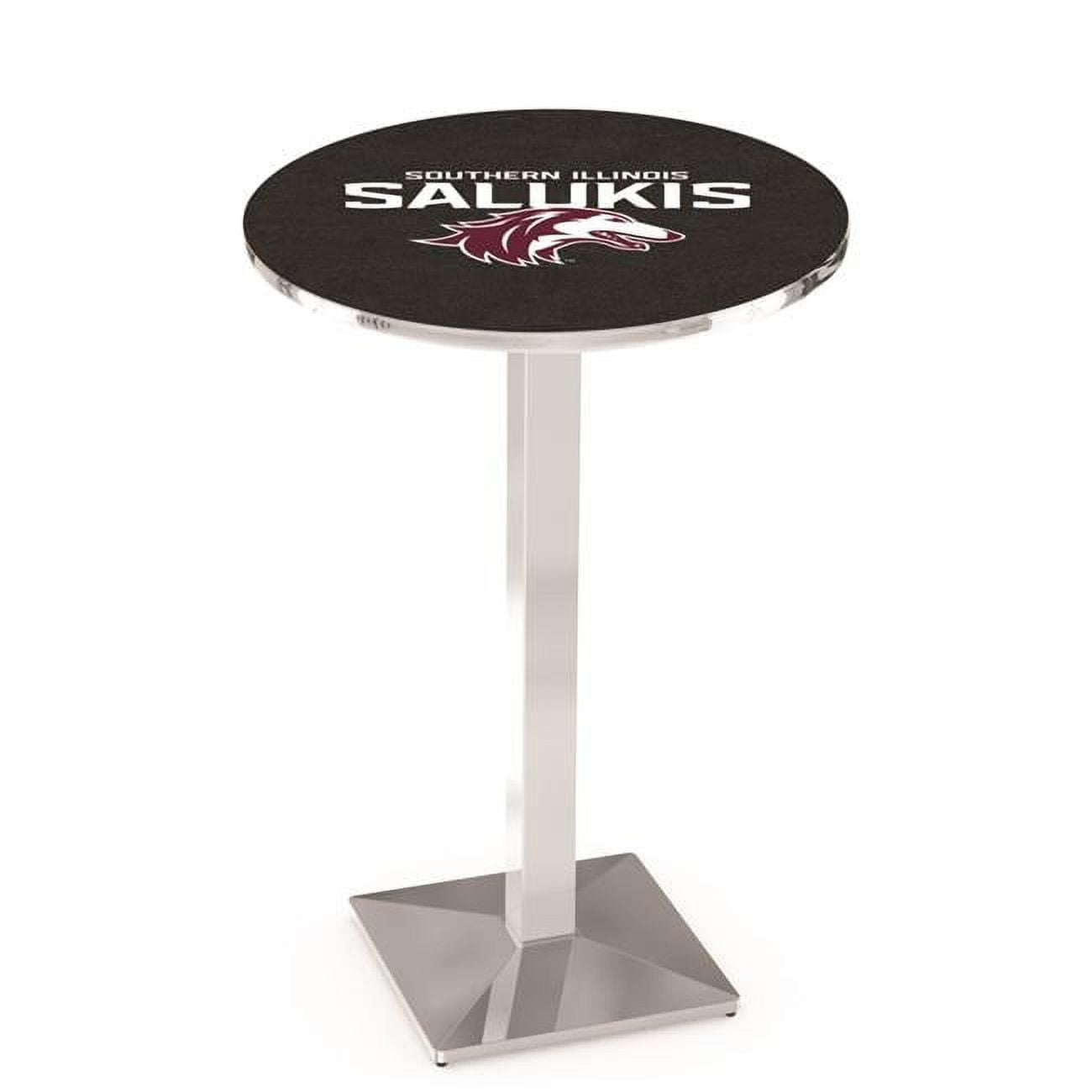 L217 Southern Illinois University 36in. Tall - 36in. Top Pub Table with ...