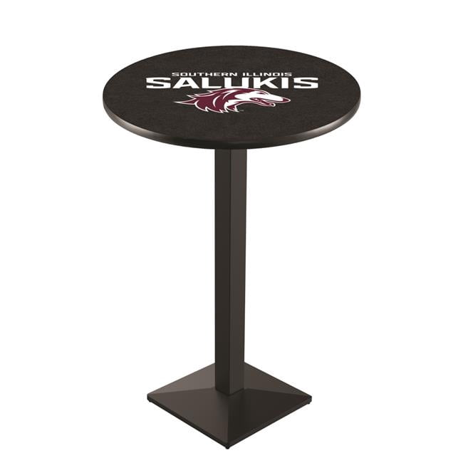 L217 Southern Illinois University 42in. Tall - 36in. Top Pub Table with ...