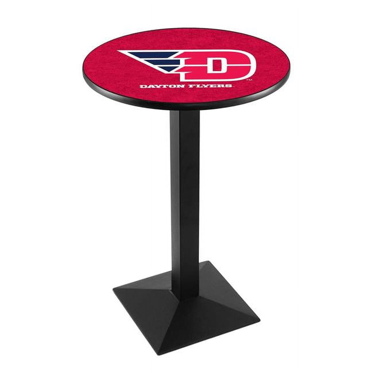 L217 University of Dayton 42in. Tall - 36in. Top Pub Table with Black ...