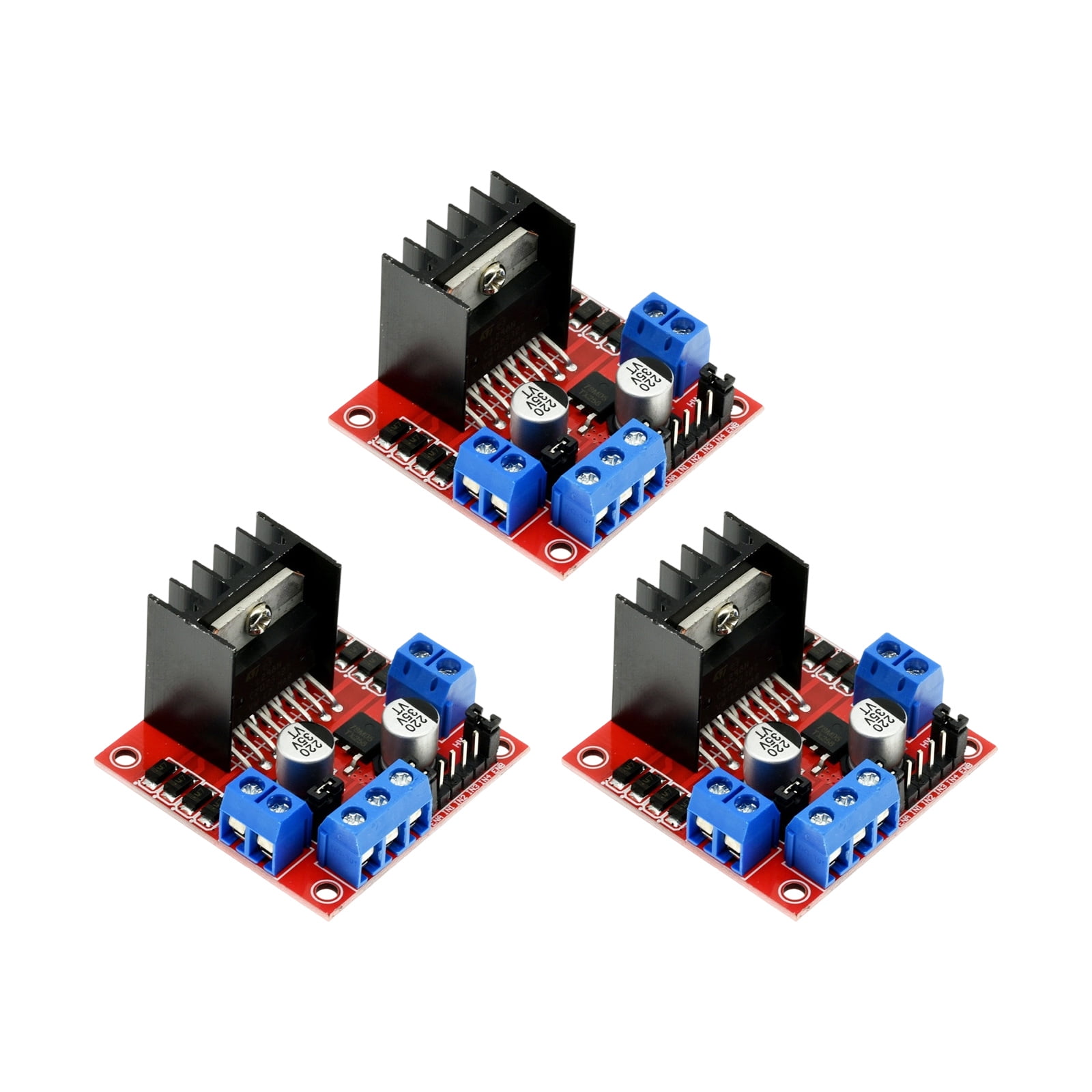 L298N Compatible Motor Driver Board Overheats Protections and Easy ...