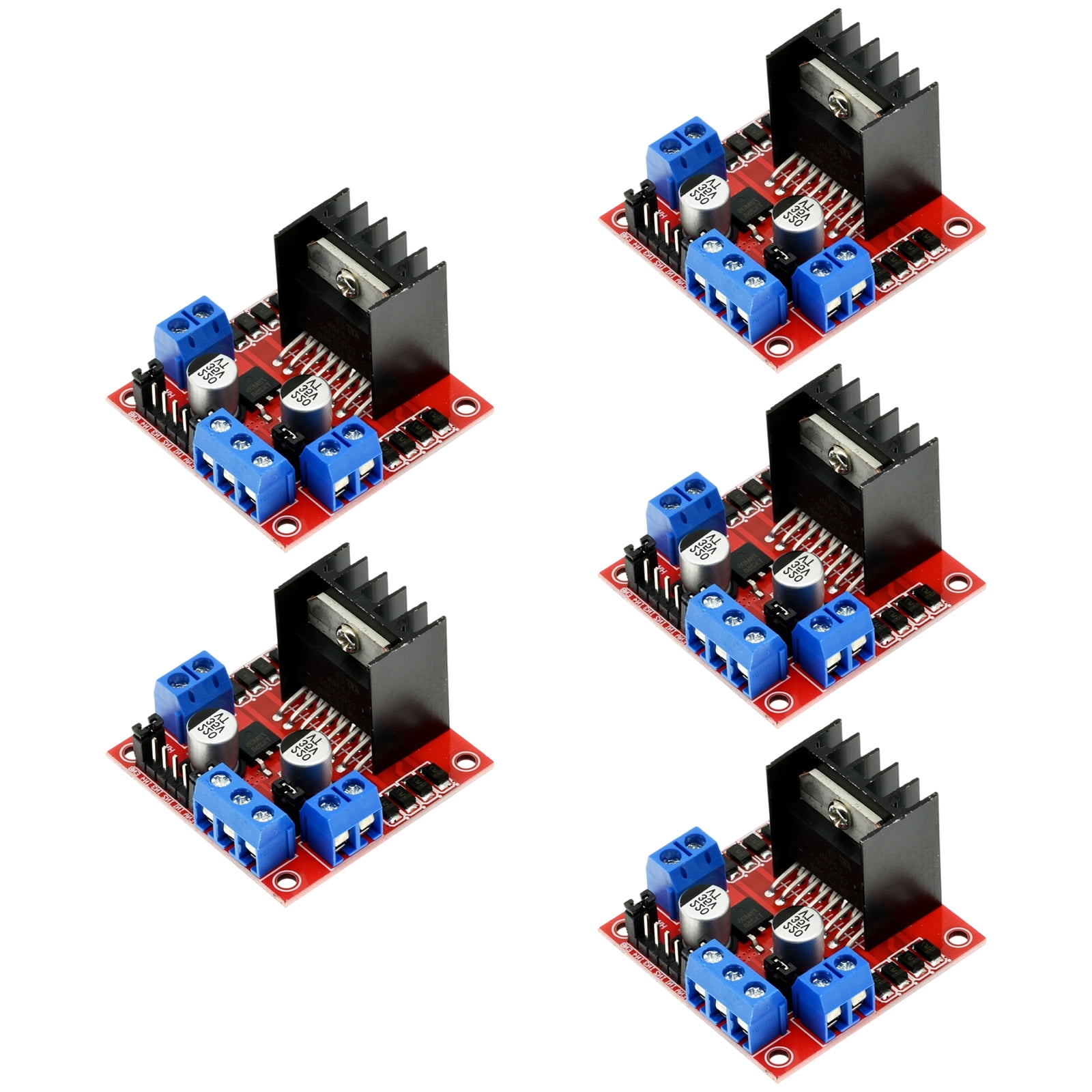 L298N Compatible Motor Driver Board Overheats Protections and Easy ...