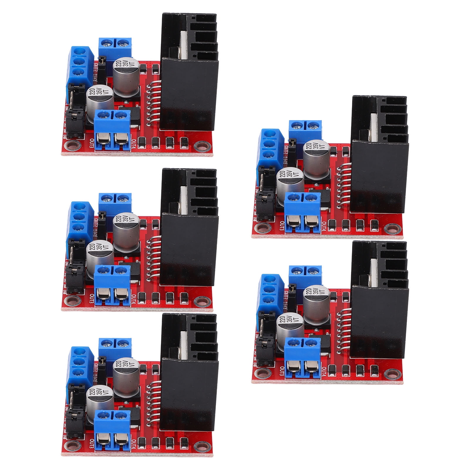 L298N Dual H Bridge Motor Driver Module for 5 Stepper Motors - Walmart.com