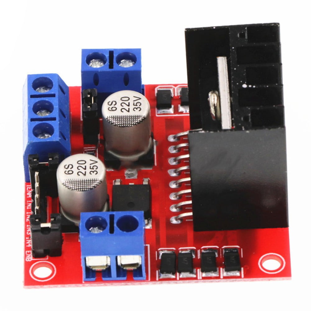 L298N Dual H Bridge Motor Driver Module for Microcontroller Projects ...