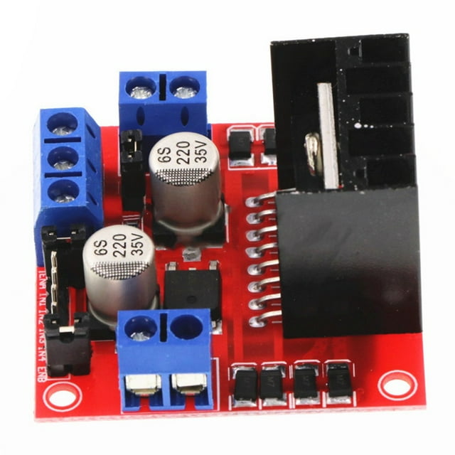 L298N Dual H Bridge Motor Driver Module for Microcontroller Projects ...