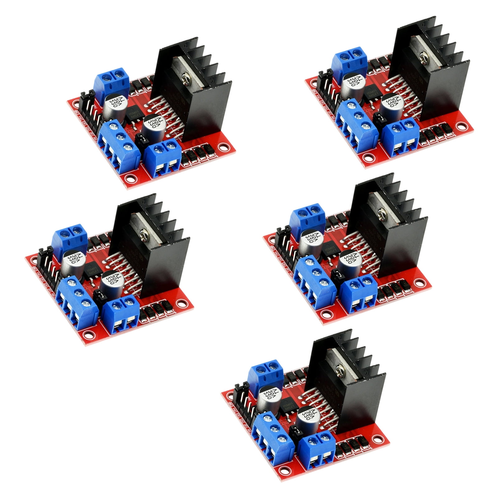 L298N Motor Driver Board for Projects Highly Current 2A and Voltages ...
