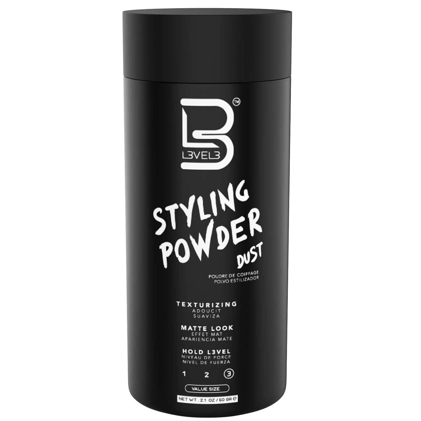 L3 Level 3 Styling Powder - Natural Look Mens Powder - Easy to Apply ...