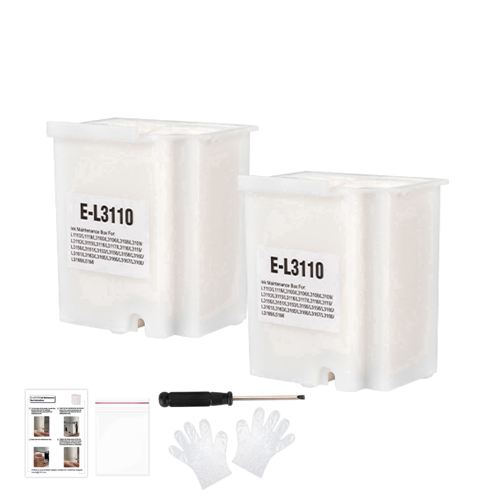 BGHSCA Waste Ink Pad Replacement for Epson Ecotank ET-2800 ET-4800 ET ...