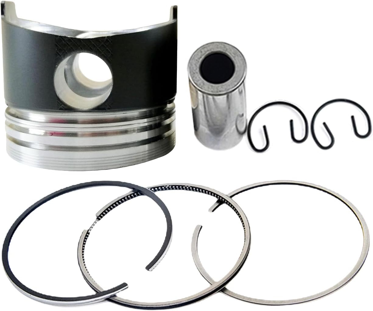L3E Piston+Piston Rings For Mitsubishi L3E Engine MM20 MM20CR MM20SR ...