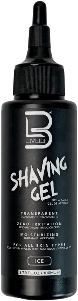 L3VEL3 Shaving Gel - Non-Foaming Formula - Provides Clean, Smooth, and ...