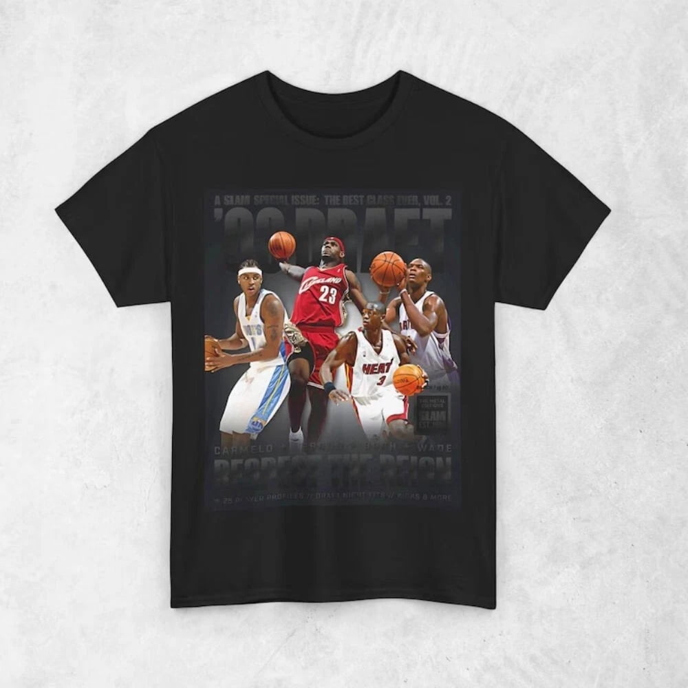 L3br0n J@m3s, Dwy@ne W@de, C@rm3l0 Anth0ny, Chr!s B0sh Tee, Pro Basketball Legends Shirt for ...